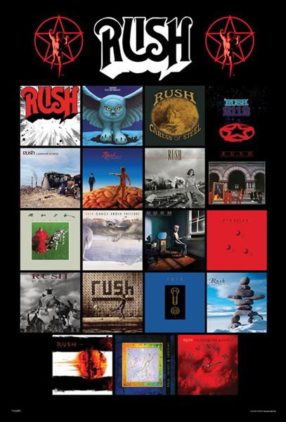 Rush Album Covers Poster – Poster Shoppe