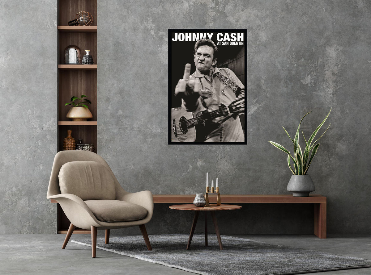 Johnny Cash Finger Poster – Poster Shoppe
