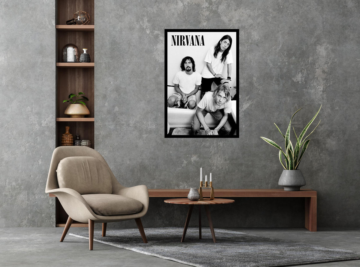 Nirvana - Tub Poster – Poster Shoppe