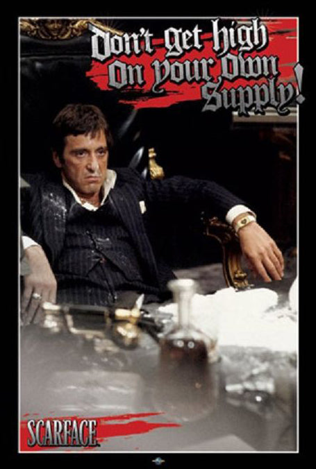 Scarface Coke Poster – Poster Shoppe