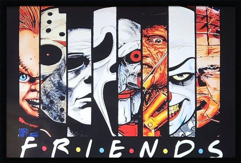 Slasher Horror Friends Poster – Poster Shoppe