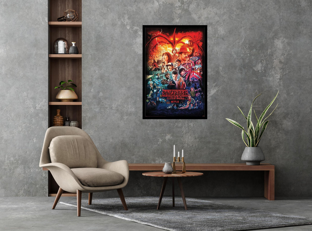 Stranger Things Montage Poster - Mall Art Store – Poster Shoppe