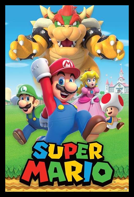 Super Mario Character Collage Poster – Poster Shoppe