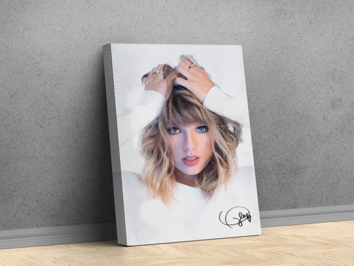Taylor Swift- Blue Eyes Canvas – Poster Shoppe